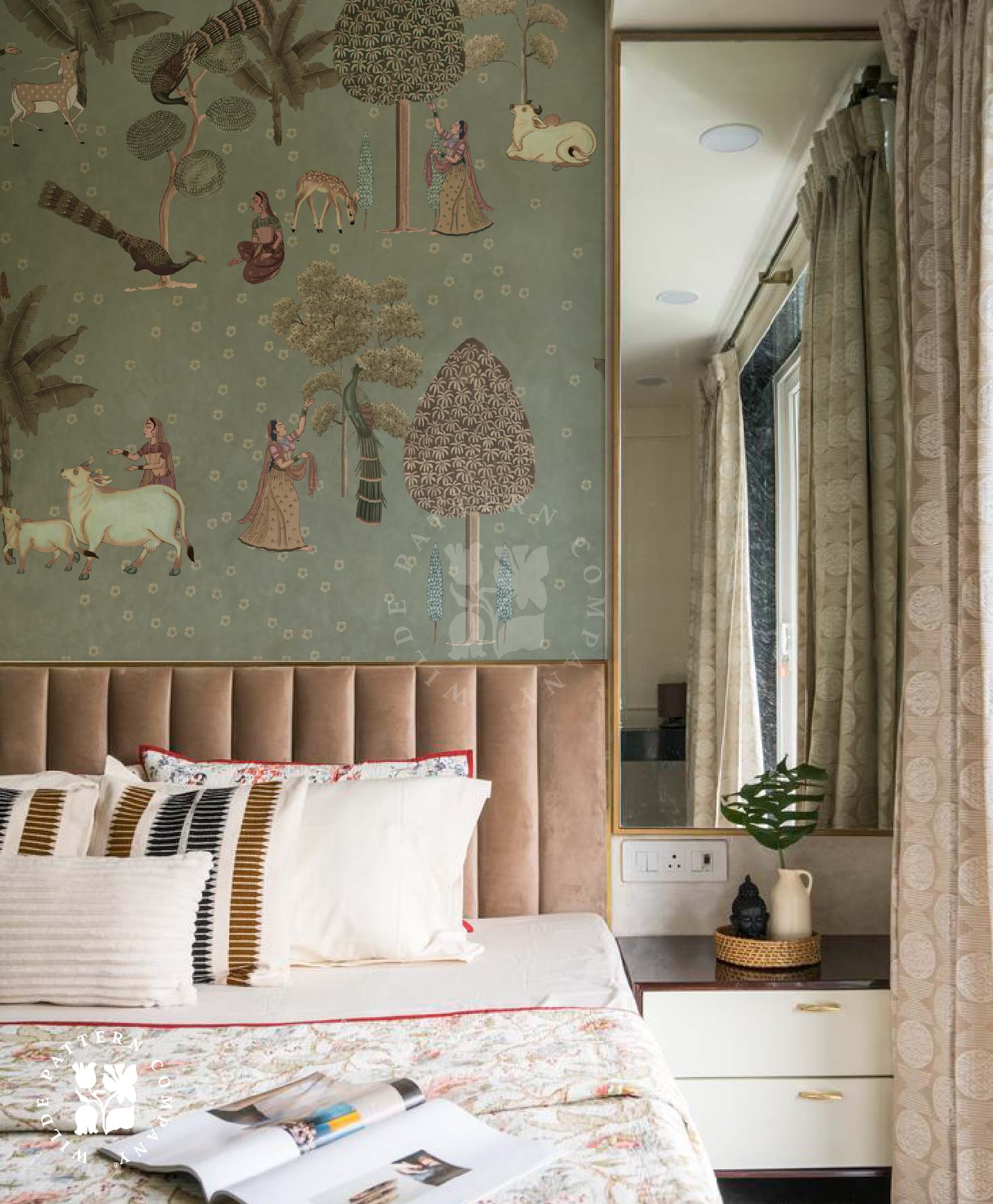 Bedroom Wallpapers by Wilde Pattern Company