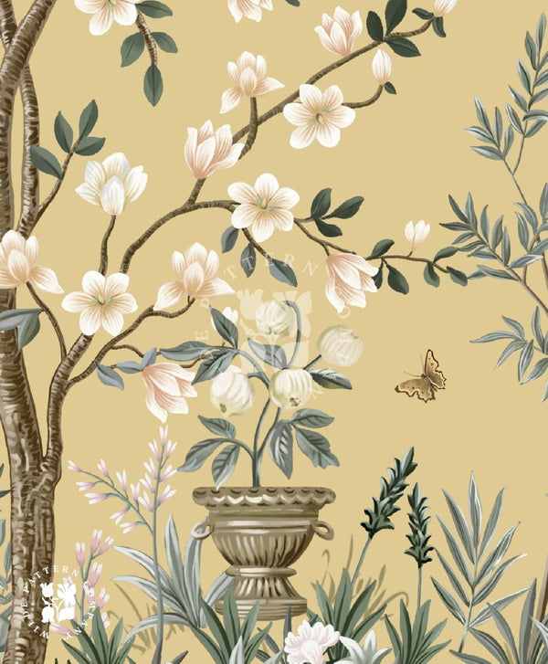 The Imperial Garden, Chinoiserie Wallpaper – Wilde Pattern Company